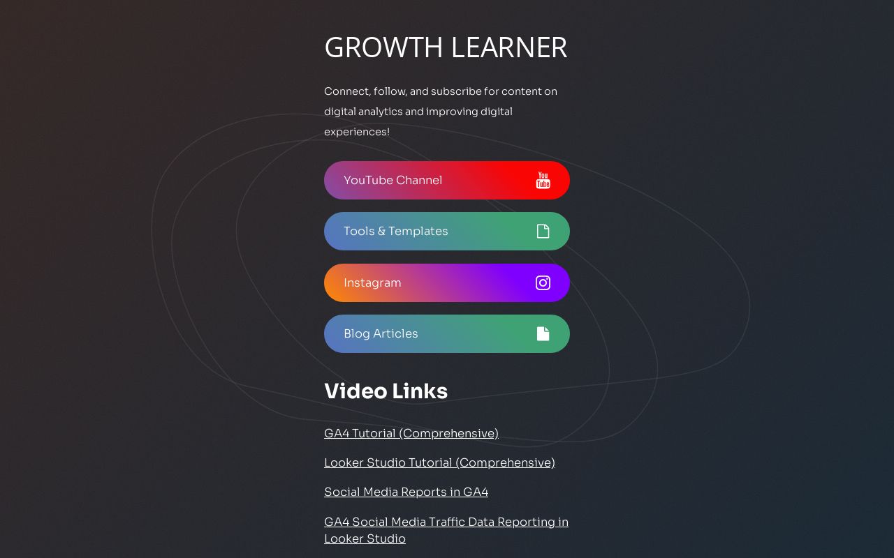 Growth Learner Web Properties